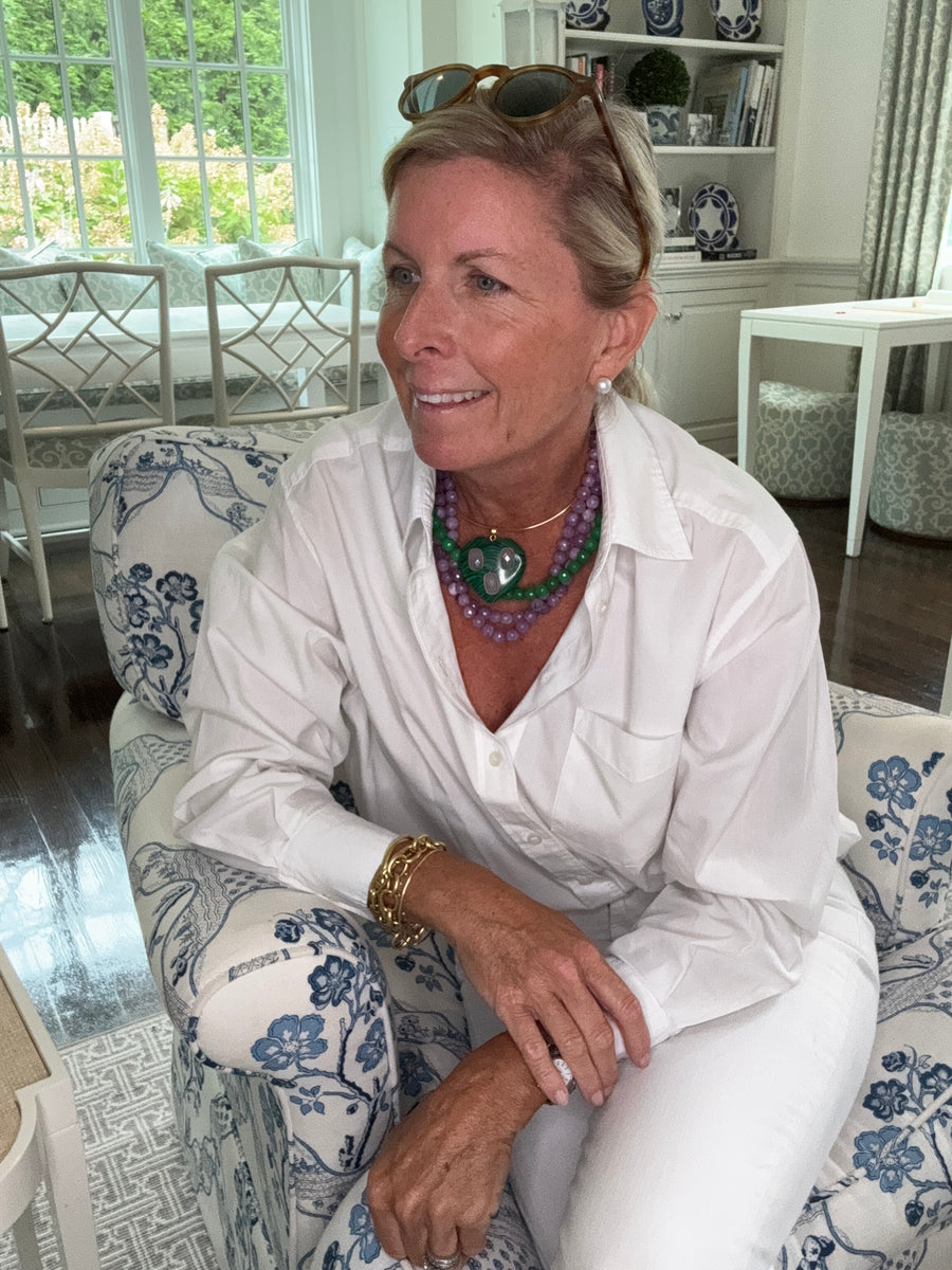 Emerald Green Super Chunky Gumball Necklace – Shop Vanessa Fox