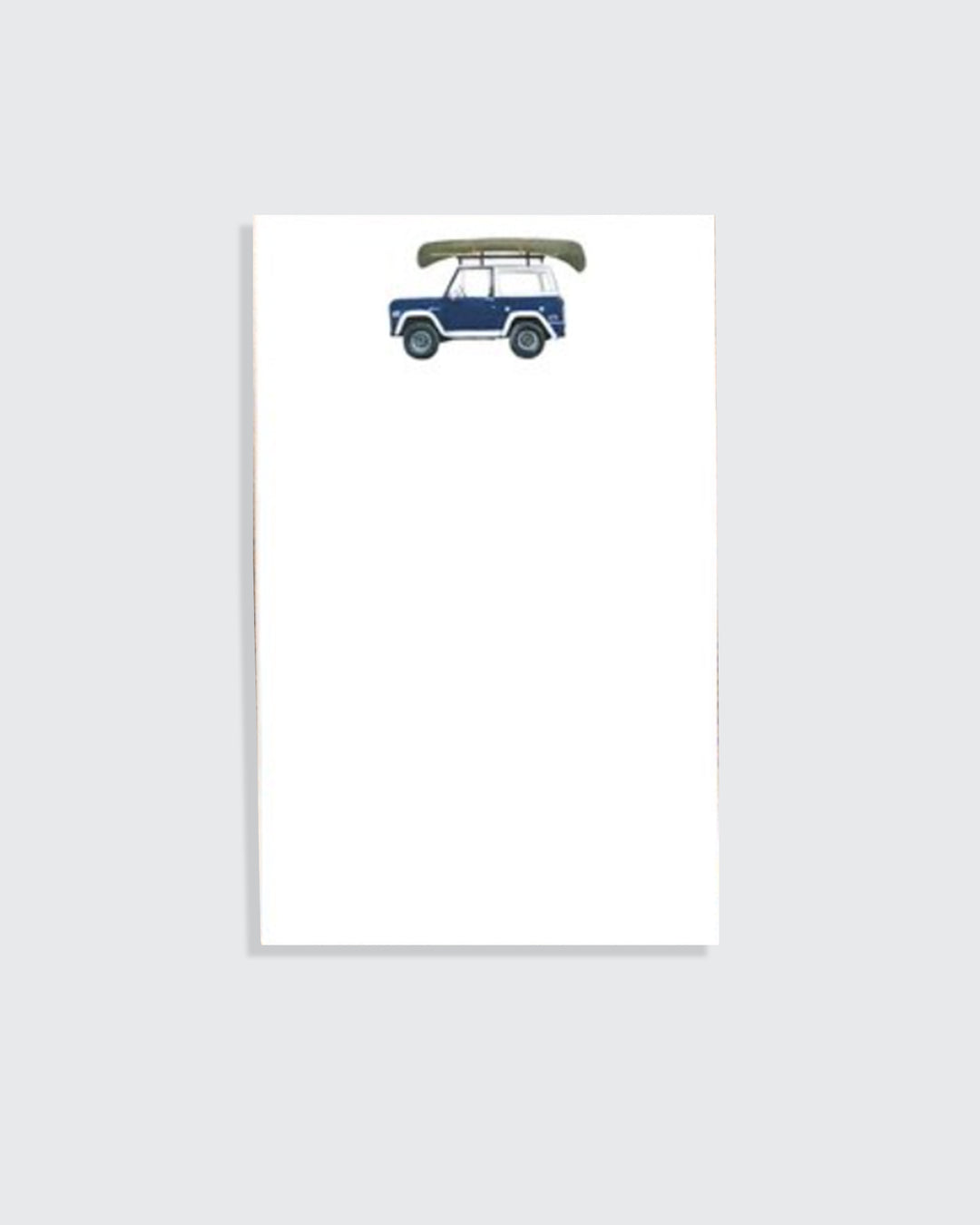 Blue Bronco With Canoe SUV Notepad – Shop Vanessa Fox